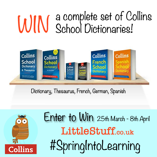 Win a complete set of Collins School Dictionaries #SpringIntoLearning ...