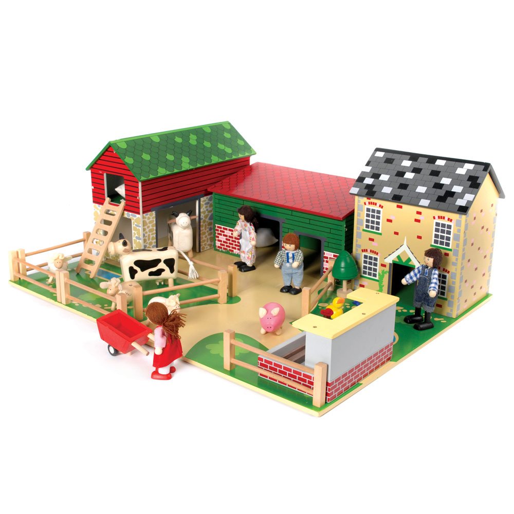 Spotted! Wooden Farm Set they way I remember them. - LittleStuff